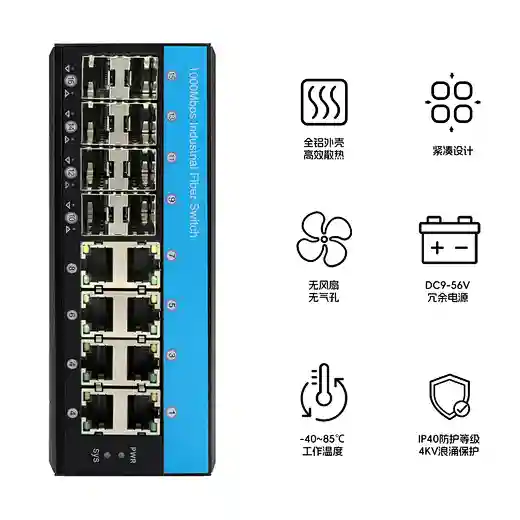 Rugged 8 Port Managed Switch Manufacturer - OLYCOM